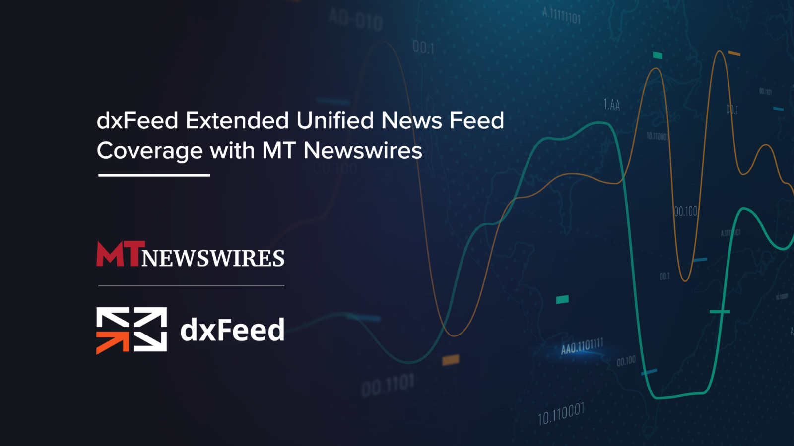 dxFeed Extended Unified News Feed Coverage with MT Newswires